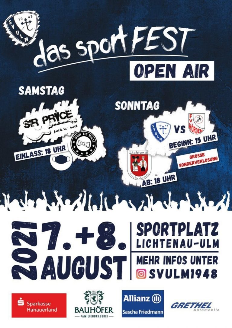 Das sportFEST Open Air 2021 – SV Ulm 1948