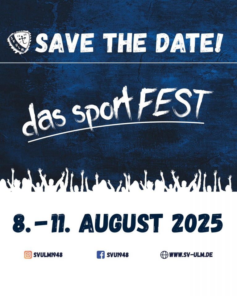 das sportFEST 2025 – Save the Date! – SV Ulm 1948
